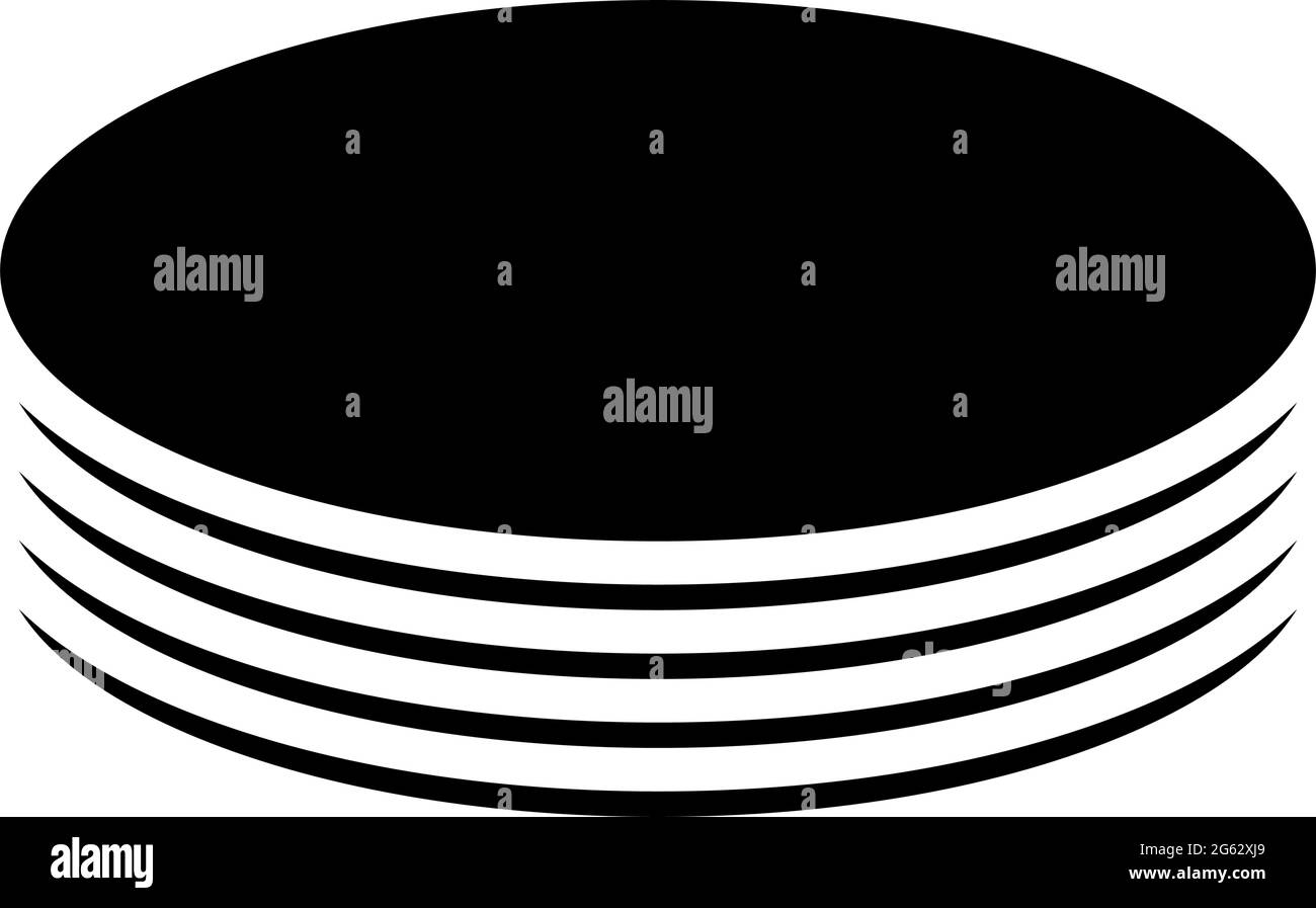 Stack, tier, layers tower icon, symbol. Multitier icon – stock vector ...