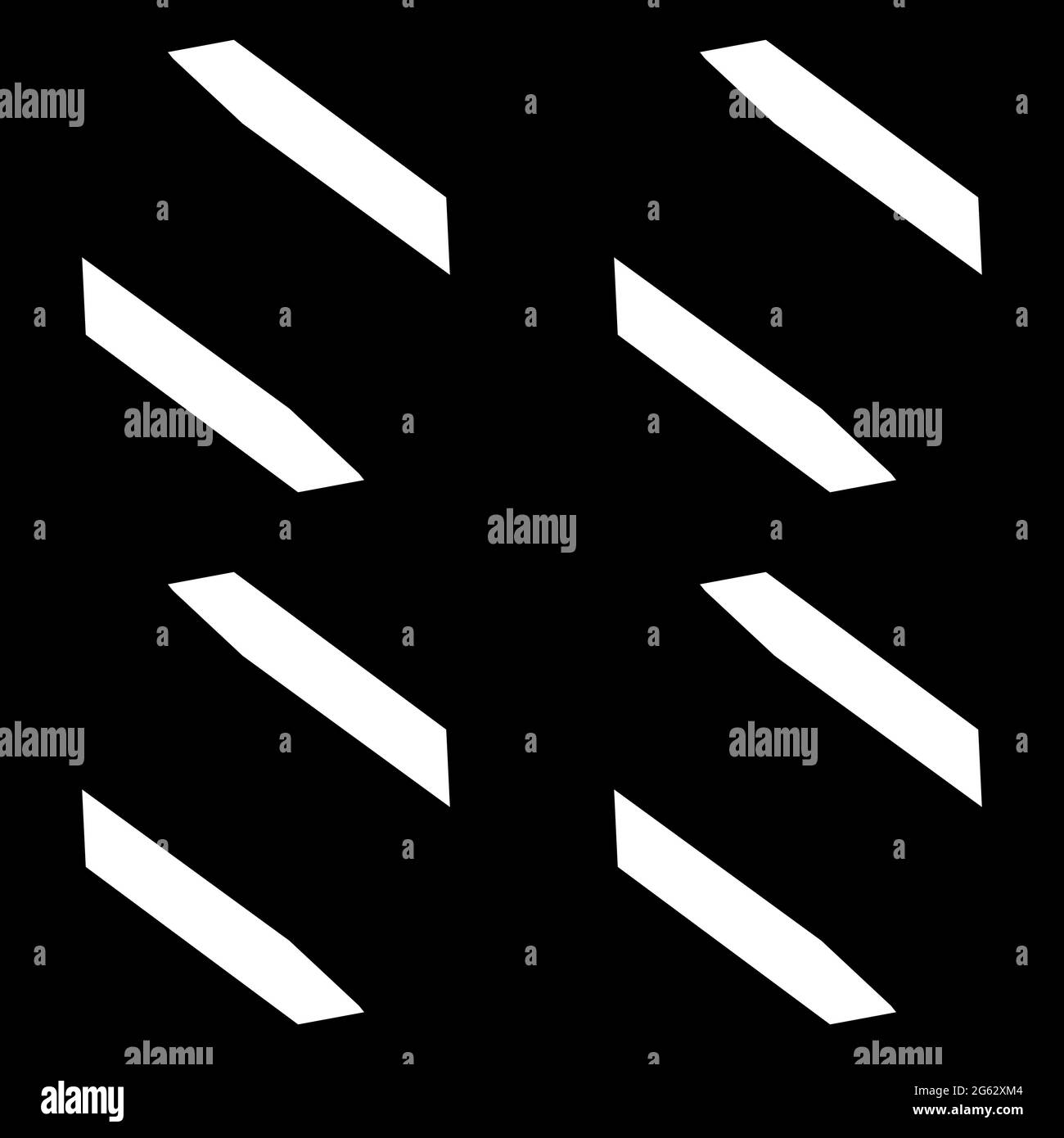 Simple Geometric Monochrome Seamlessly Repeatable Vector Pattern