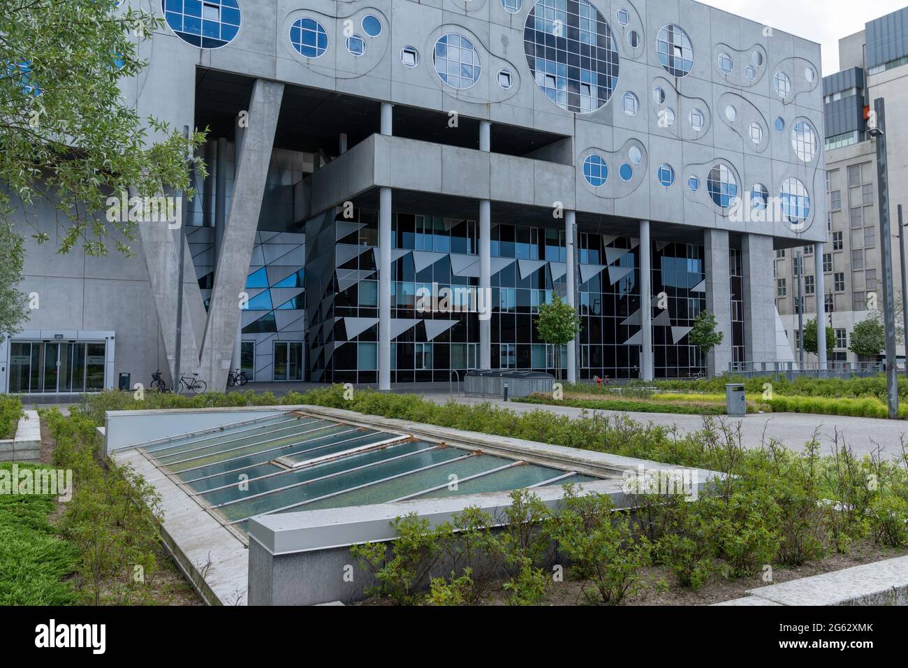 Aalborg, Denmark - 7 June, 2021: detail view of the iconic House of ...