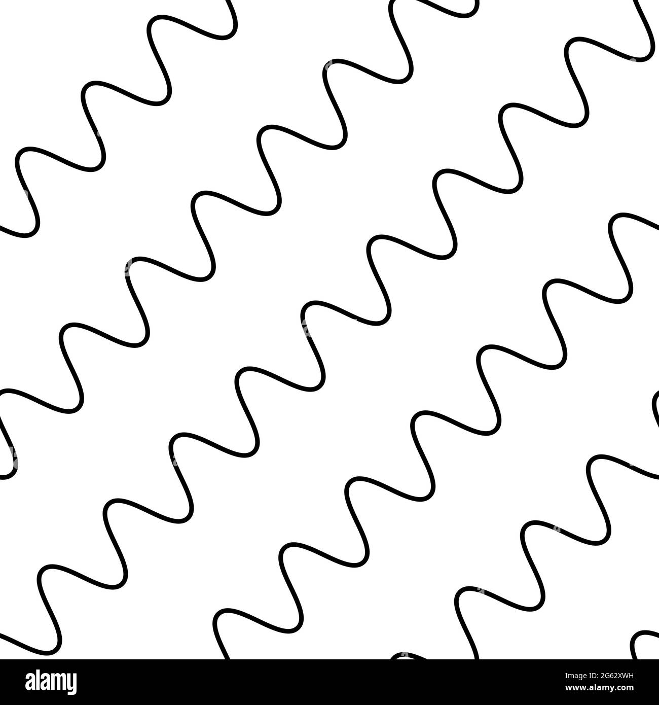 Wavy, waving, squiggle lines seamless pattern, background – Stock ...