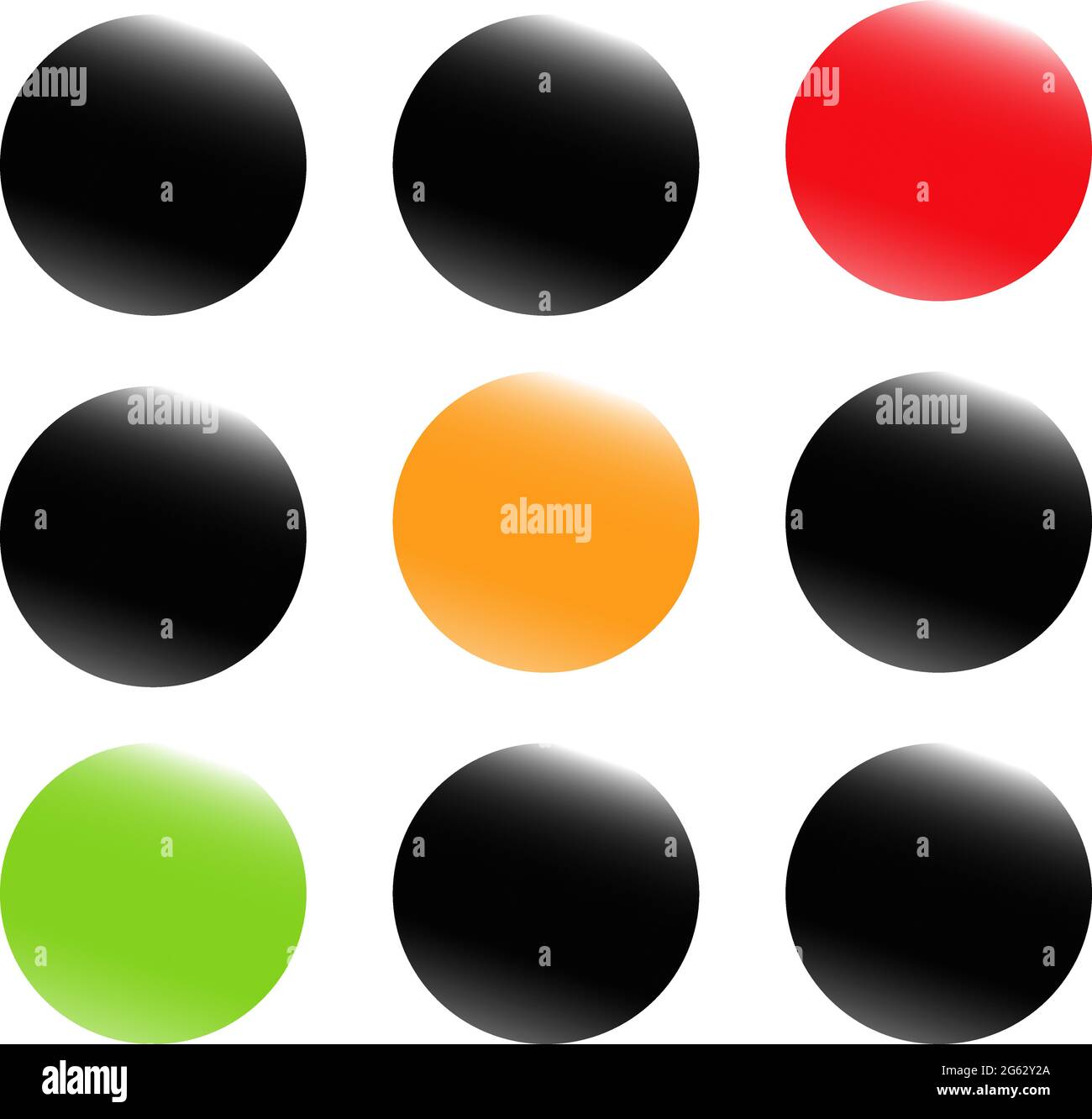 Traffic light, traffic lamp, semaphore illustration, icon – stock ...