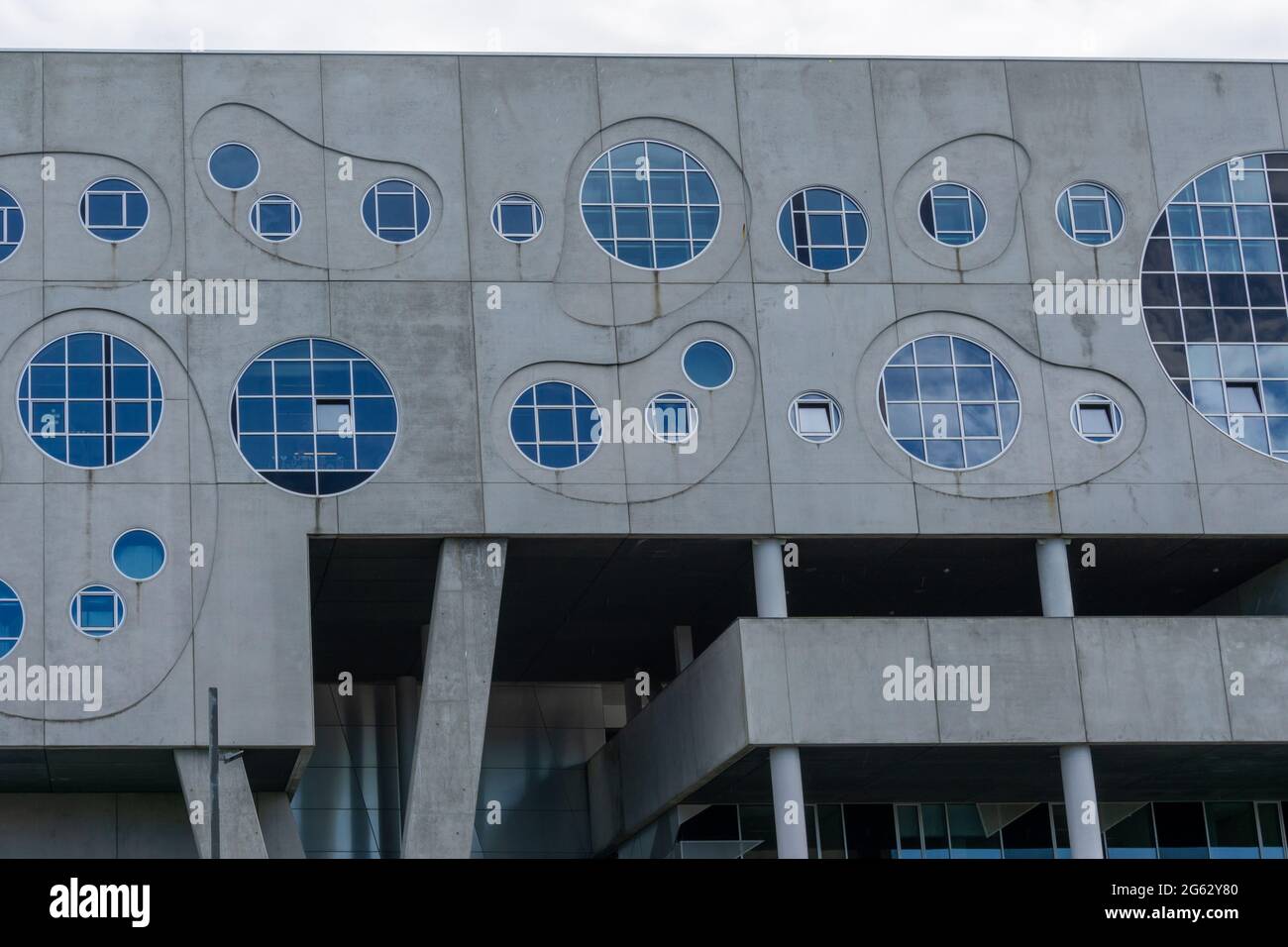 Aalborg, Denmark - 7 June, 2021: detail view of the iconic House of ...