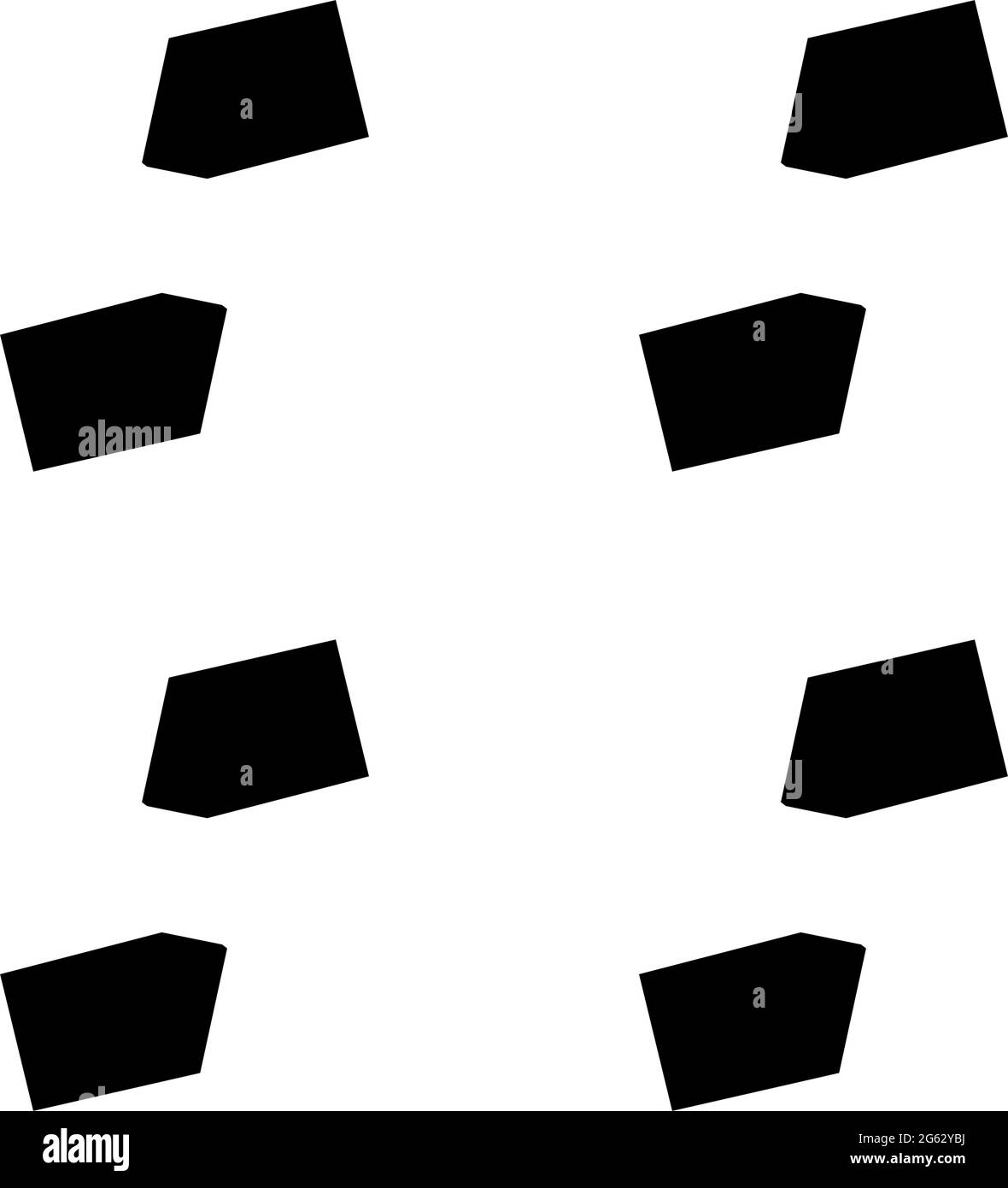 Simple Geometric Monochrome Seamlessly Repeatable Vector Pattern
