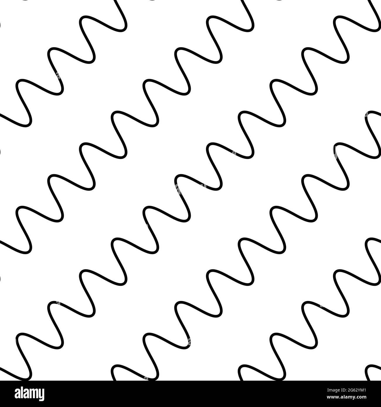Wavy, waving, squiggle lines seamless pattern, background – Stock ...