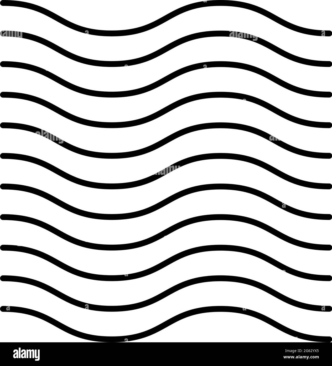seamlessly repeatable wavy waving undulate billowy lines stripes ...