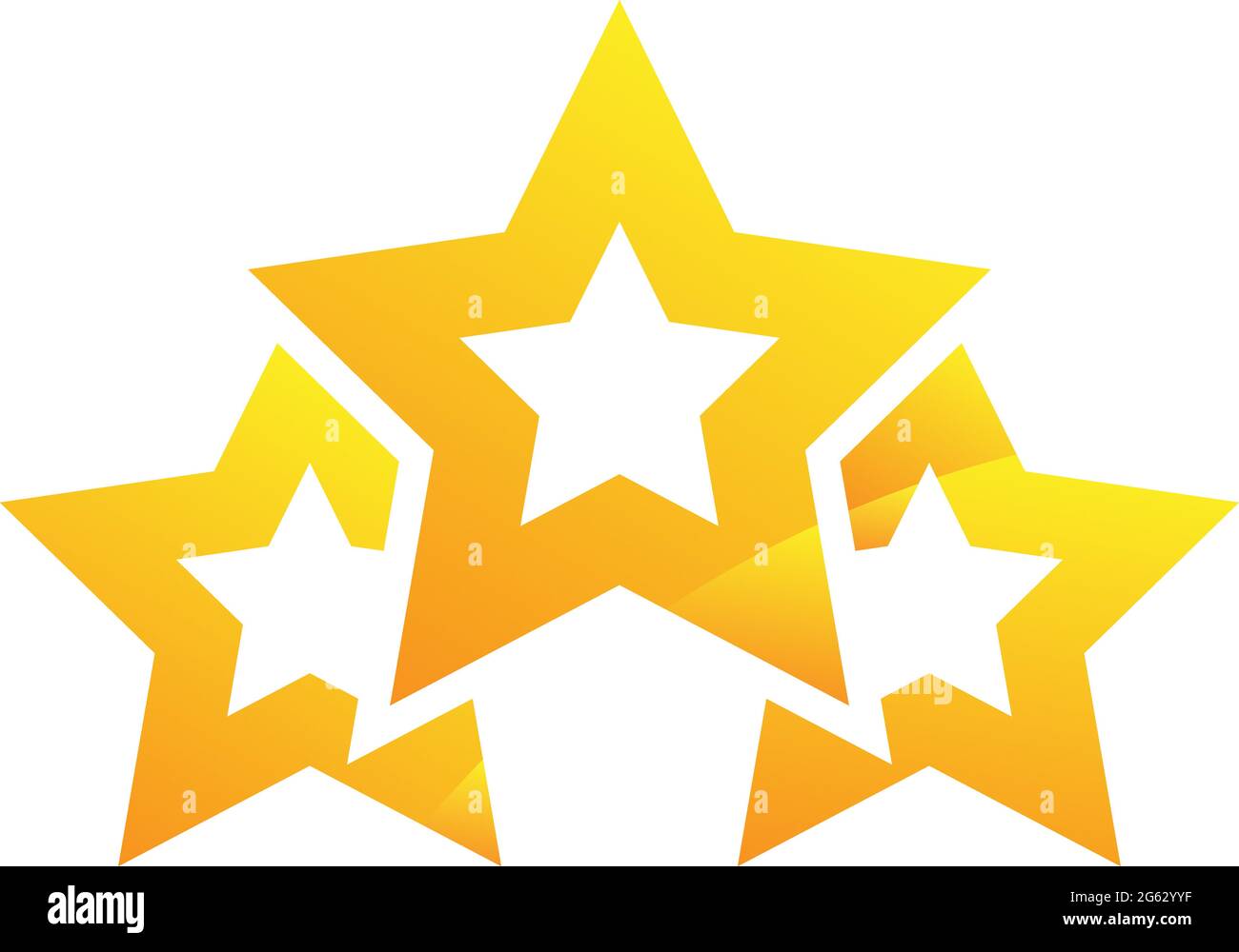 Star reward, prize icon, symbol – stock vector illustration, clip-art ...