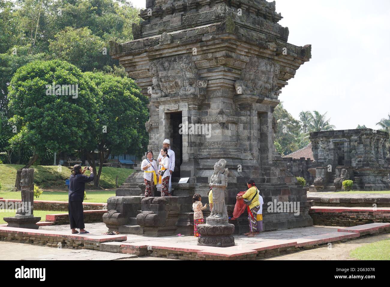 Penataran temple (panataran temple) in Blitar, East Java, Indonesia ...