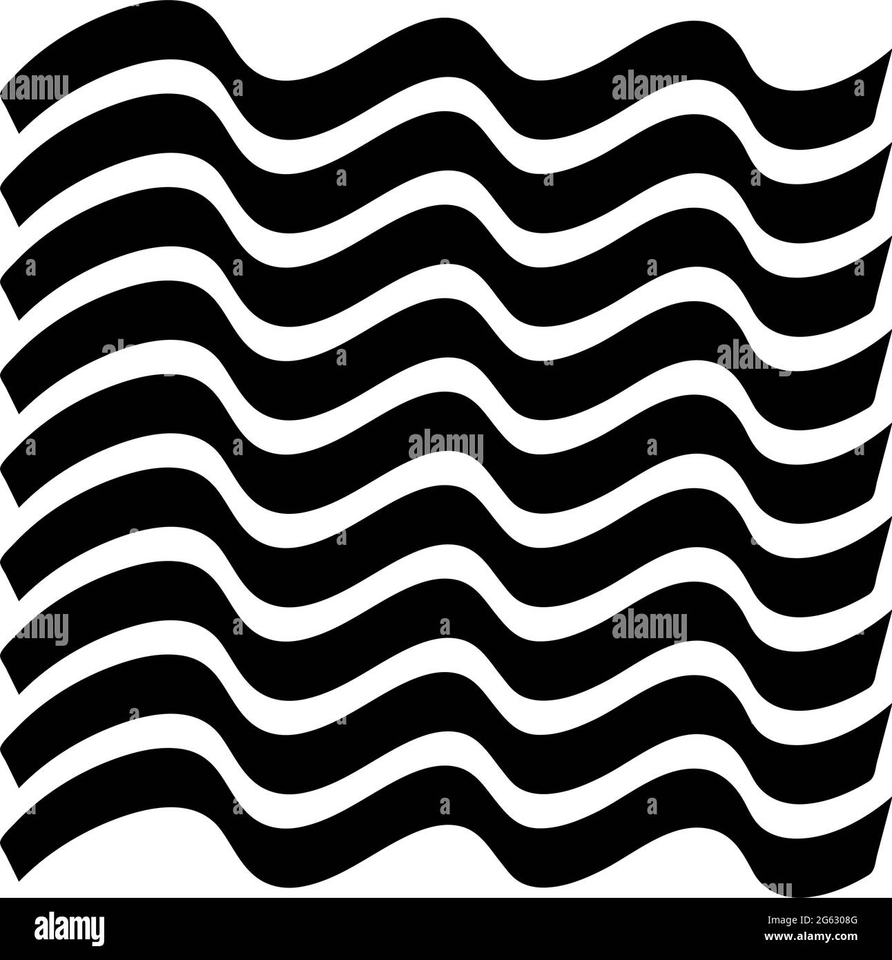 Wavy, waving, billowy, undulating lines, stripes. Curvy, wave lines ...