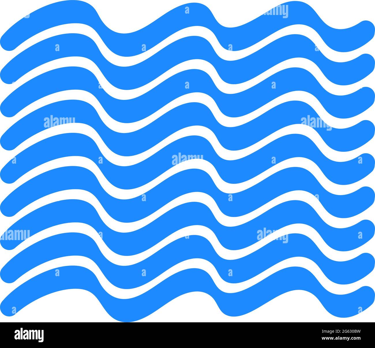 Wavy, waving, billowy, undulating lines, stripes. Curvy, wave lines ...