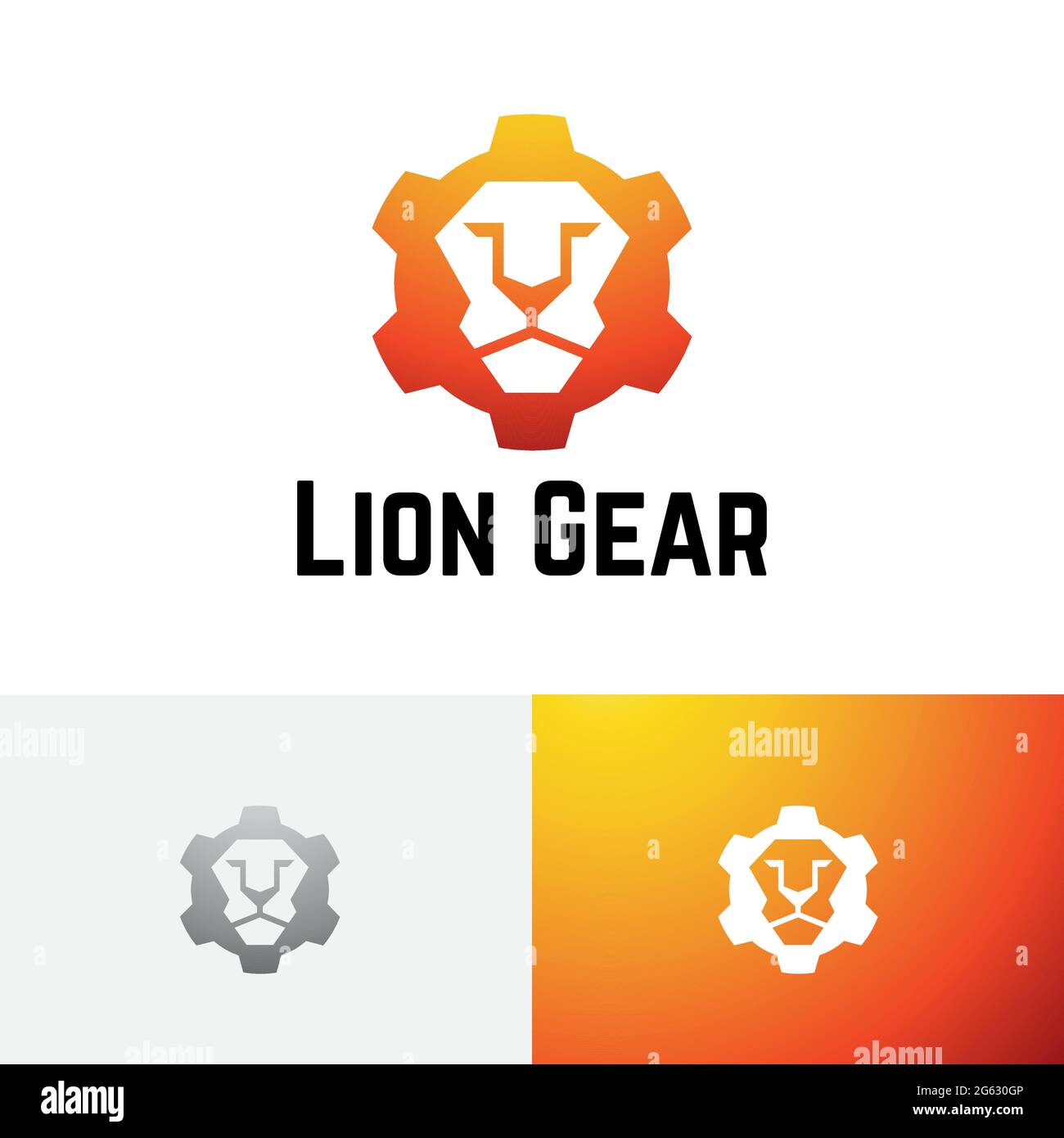 Sign of the lion Stock Vector Images - Alamy