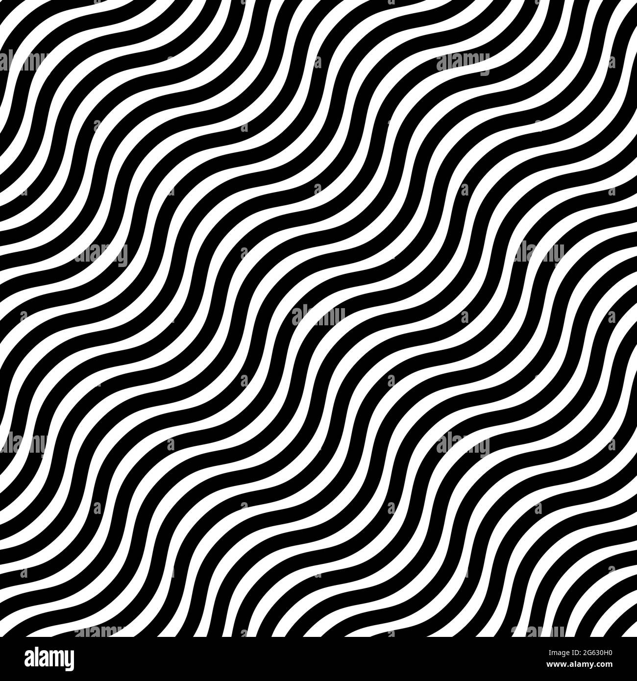 Wavy, waving, squiggle lines seamless pattern, background – Stock ...