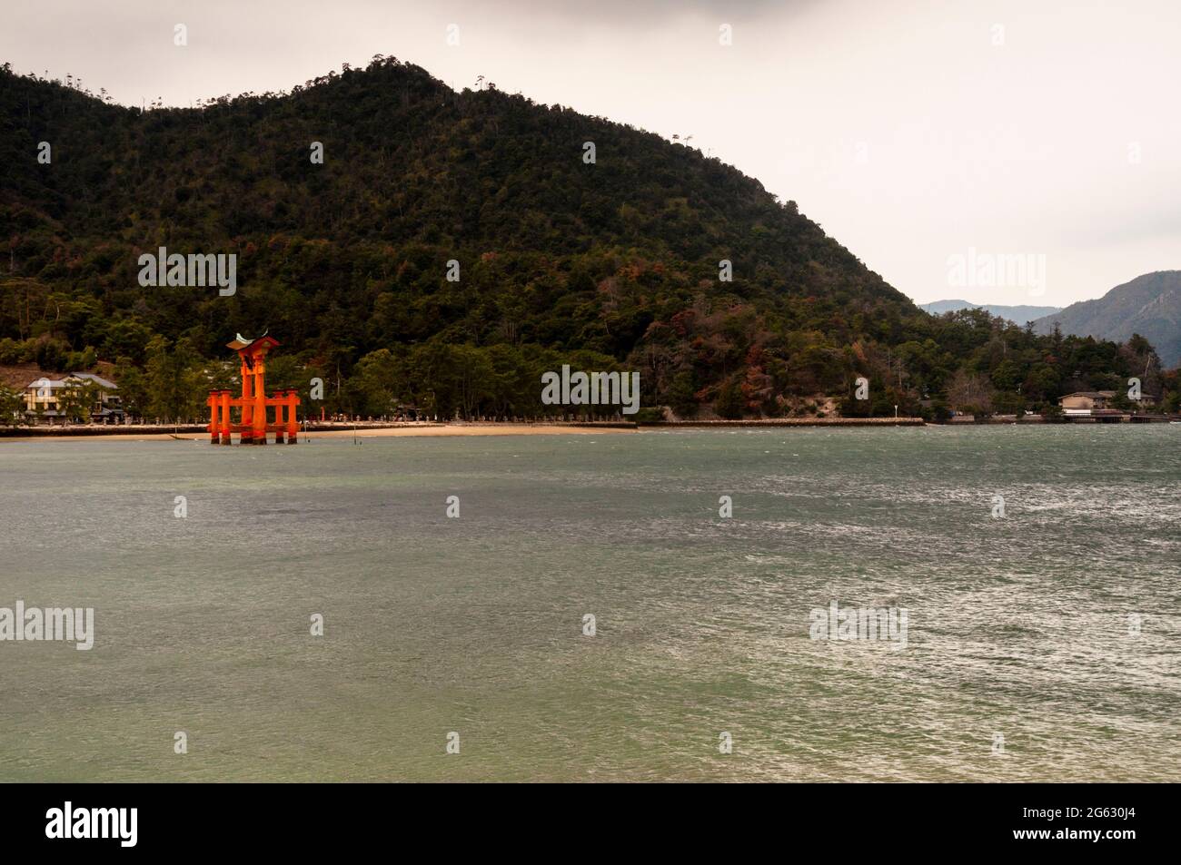 Surrounded by mountains the remote island of Miyajima features a unique ...