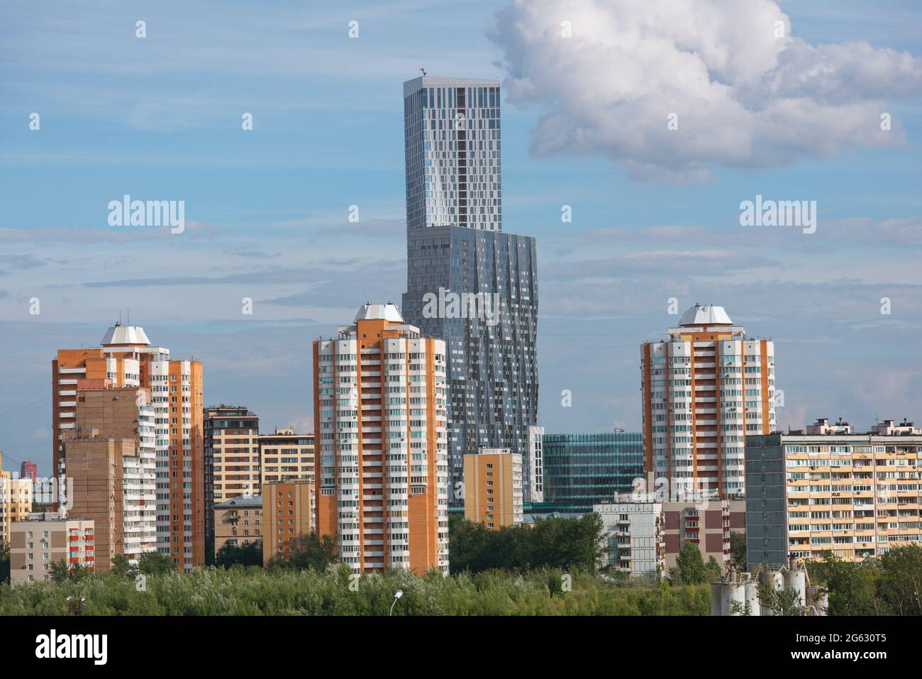 High-rise building in Moscow, Russia Stock Photo - Alamy