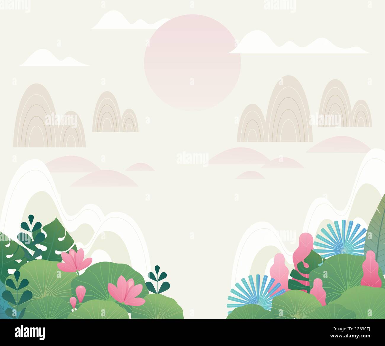 Asia background Stock Vector Images - Alamy