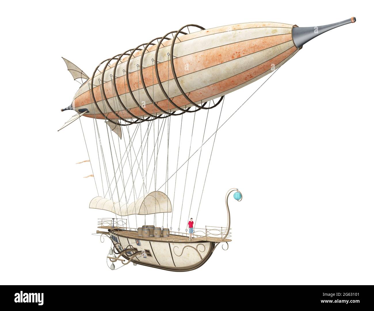 Medieval Fantasy Airship