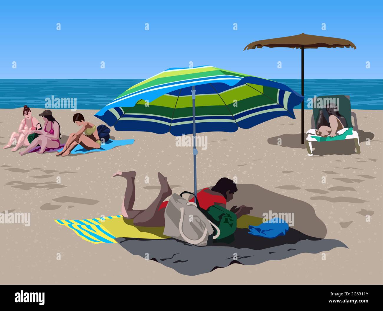 Stay guests Stock Vector Images - Alamy