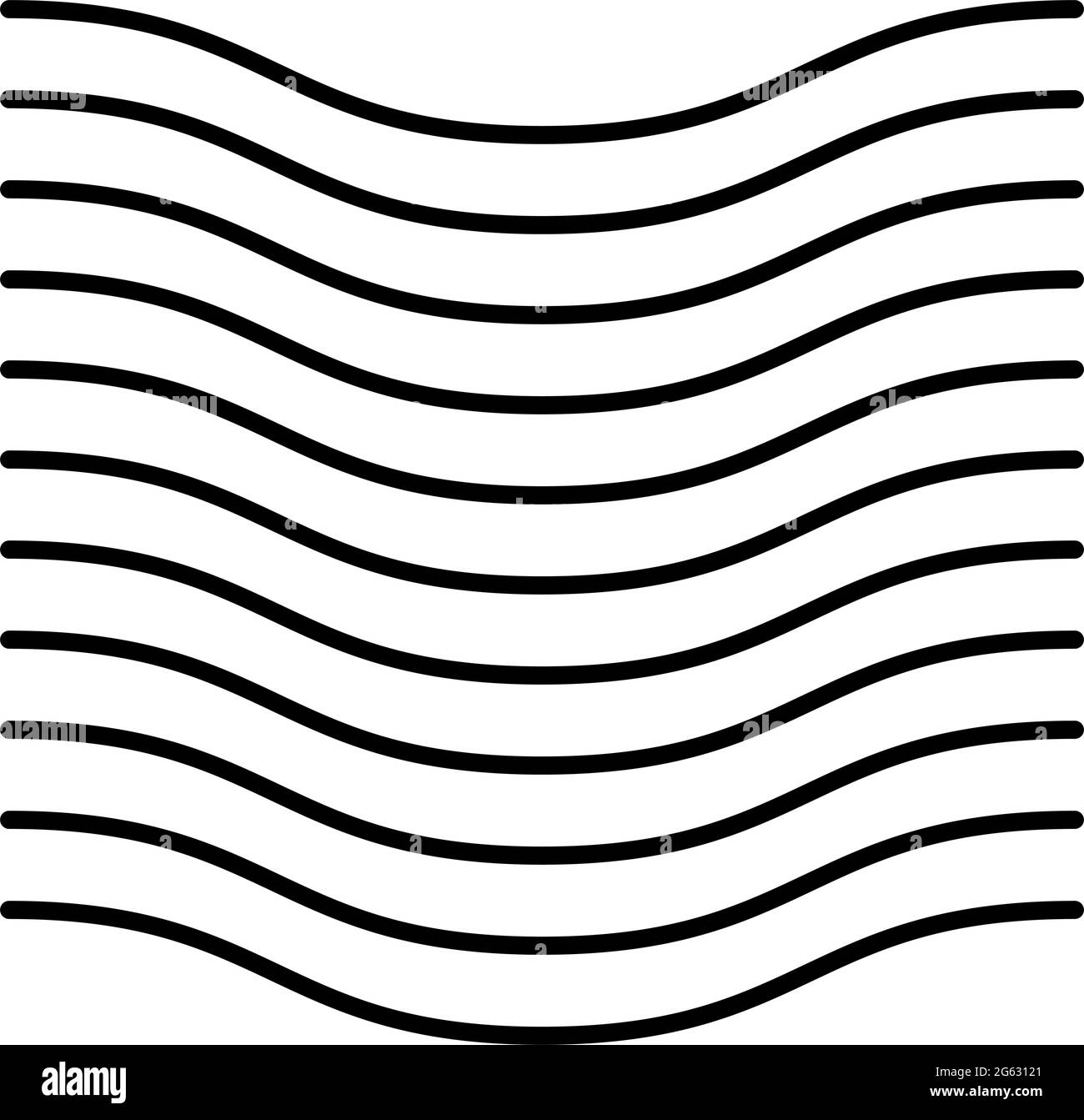 seamlessly repeatable wavy waving undulate billowy lines stripes ...