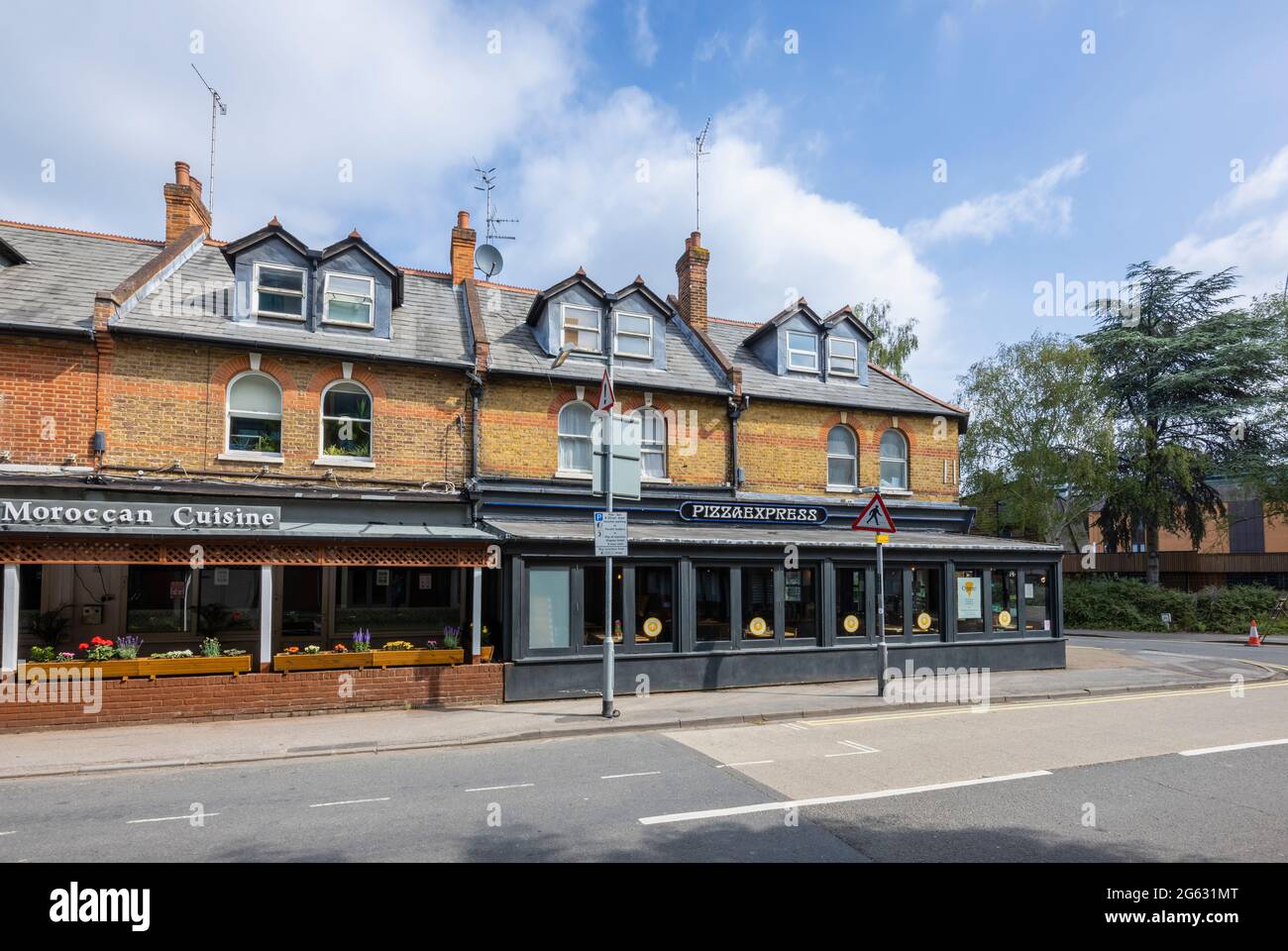 The branch of Pizza Express in Goldsworth Road, Woking, Surrey ...