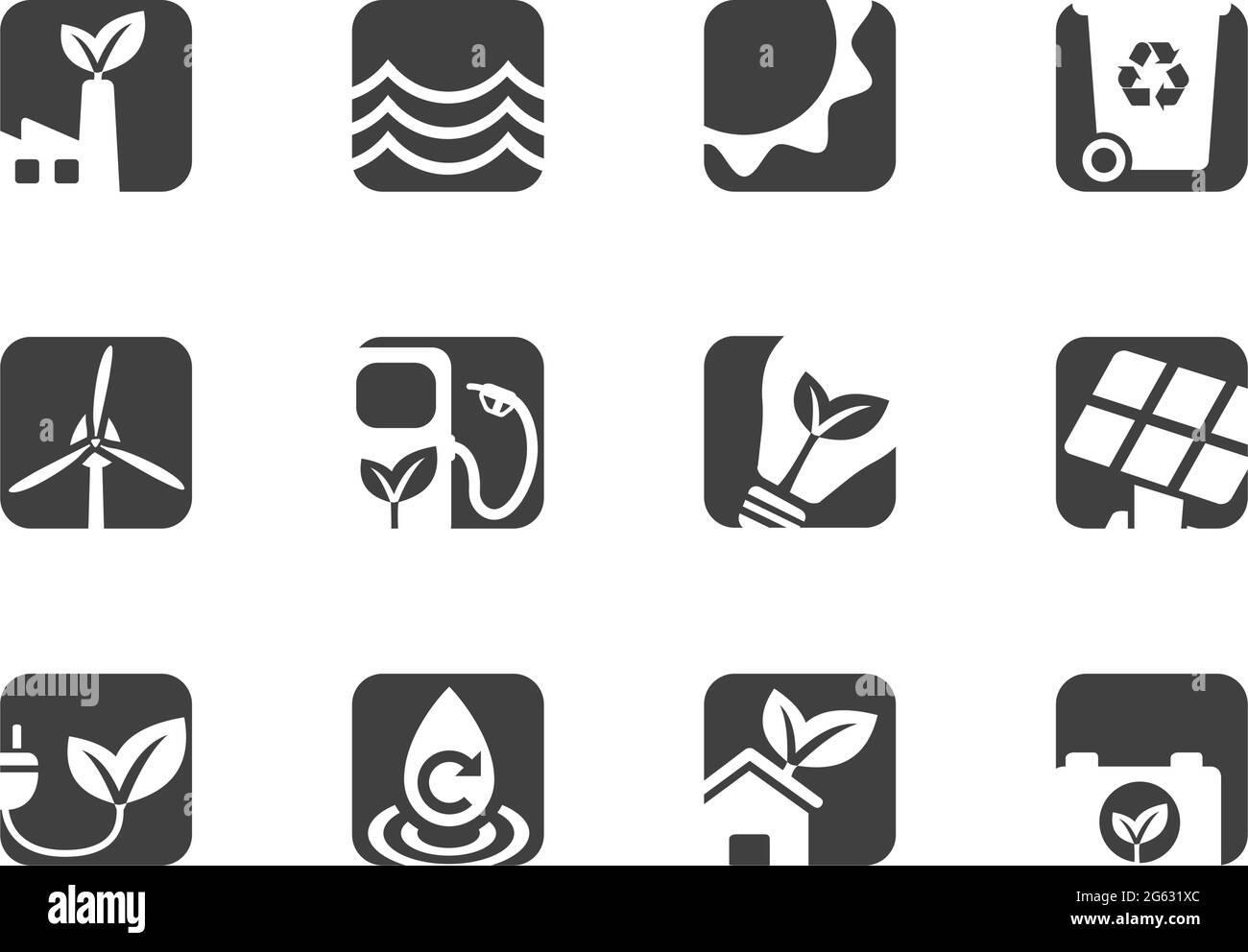 Alternative energetics icon set Stock Vector Image & Art - Alamy