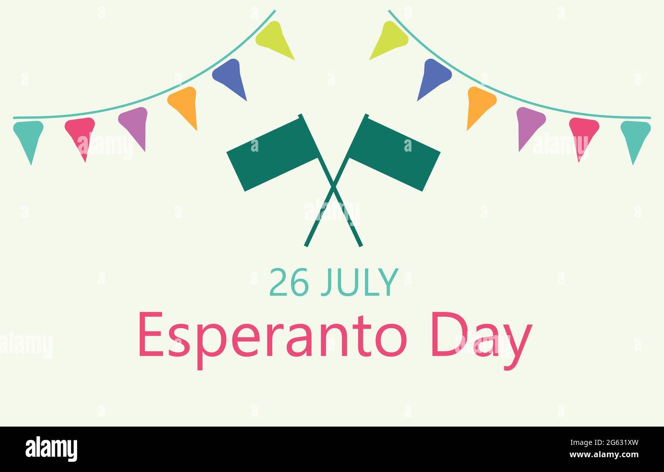 International esperanto day template design Stock Vector Image & Art ...