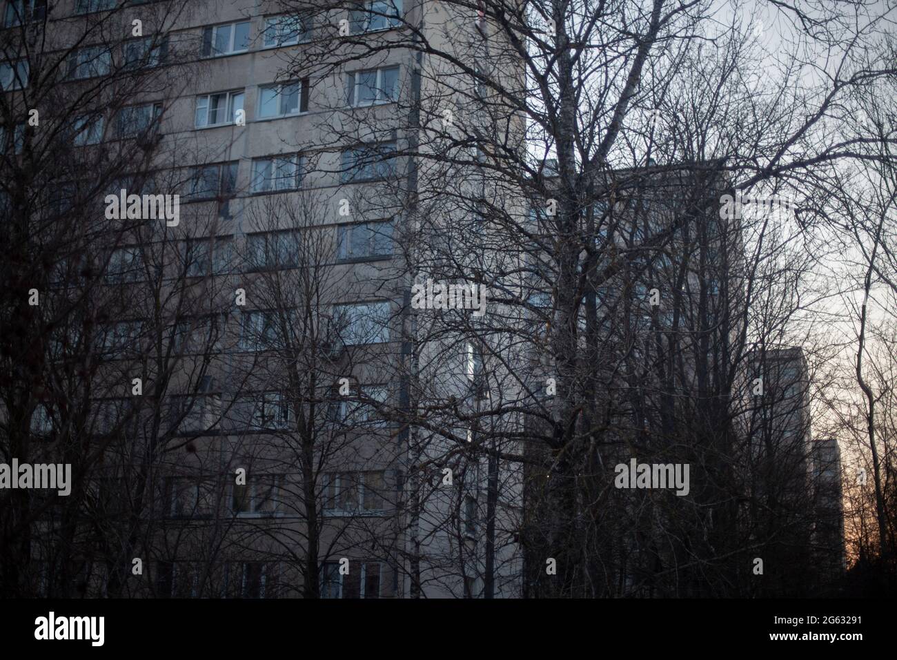 Apartment house. Residential building. Architecture of the Soviet Union ...