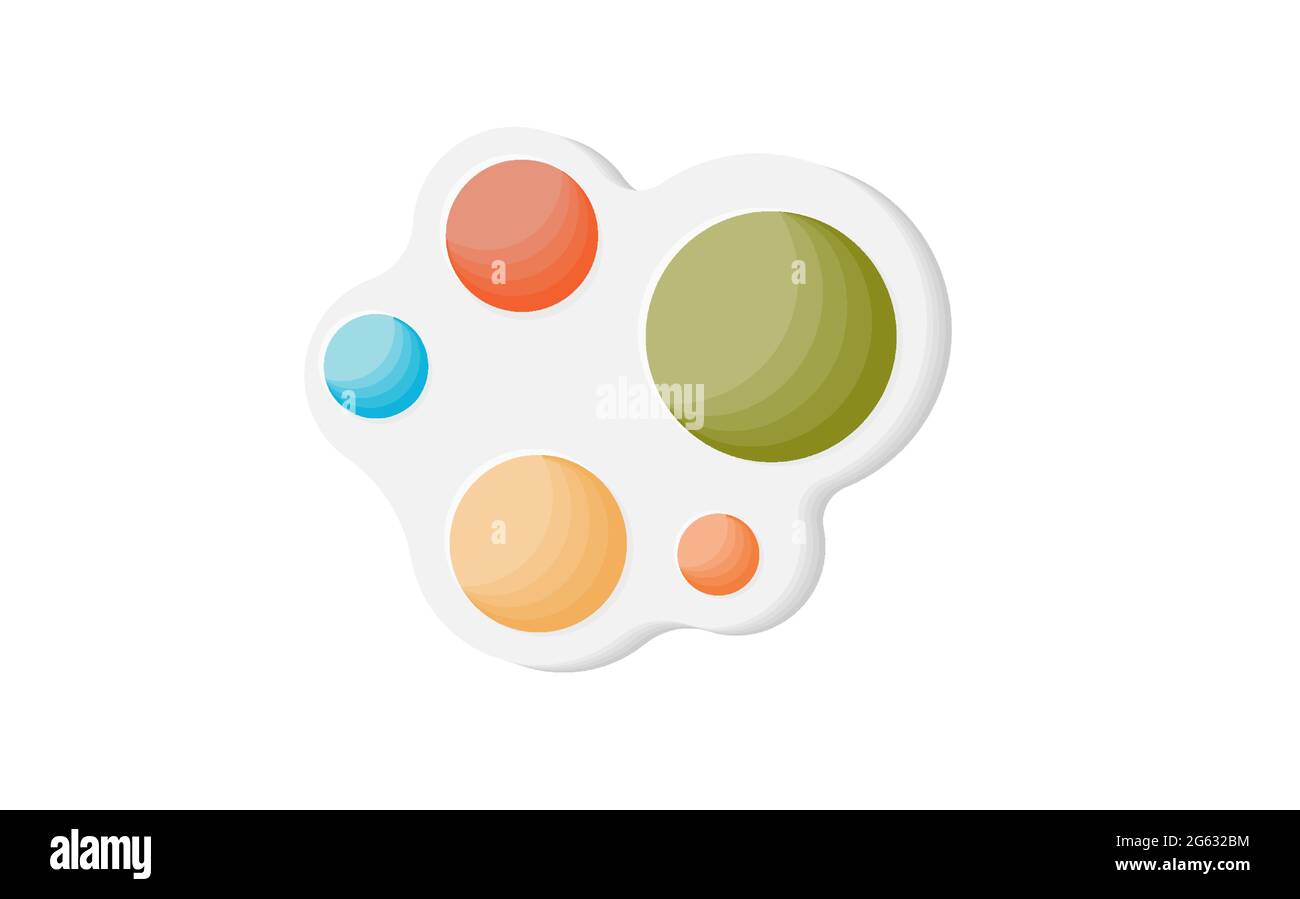Circle pop game icon Stock Vector Images - Alamy