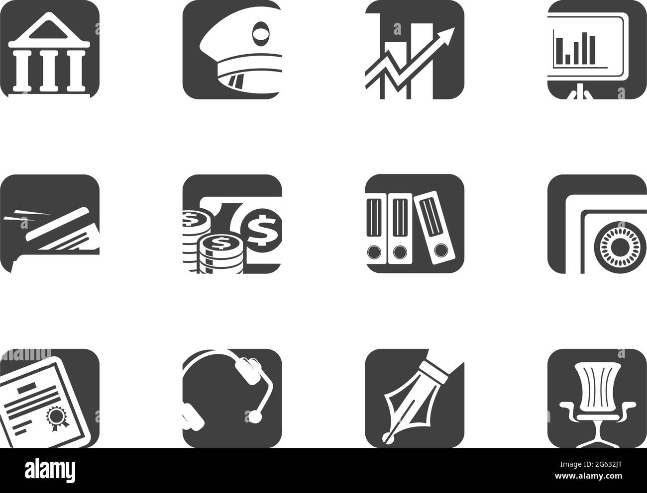 Finance icon set Stock Vector Image & Art - Alamy