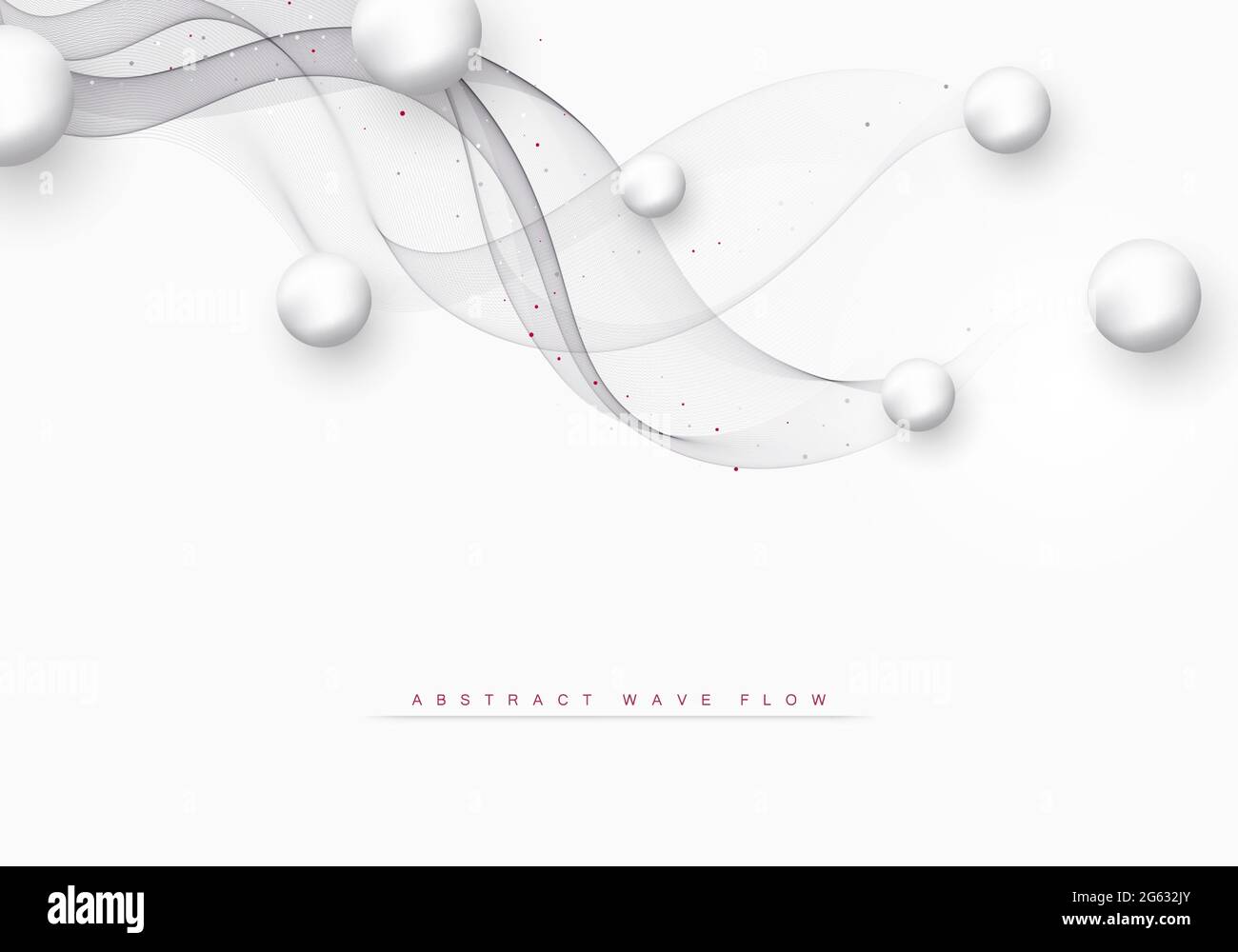 Abstract gray wavy background Wave gray flow element Stock Vector Image ...