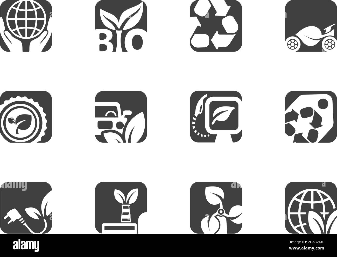 Ecology icon set Stock Vector Image & Art - Alamy