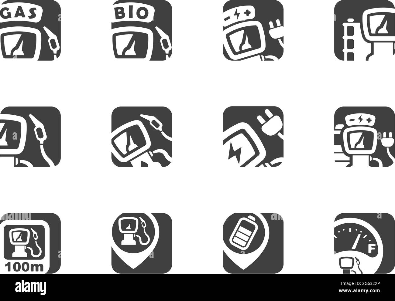 Filling car gas fuel station Cut Out Stock Images & Pictures - Alamy