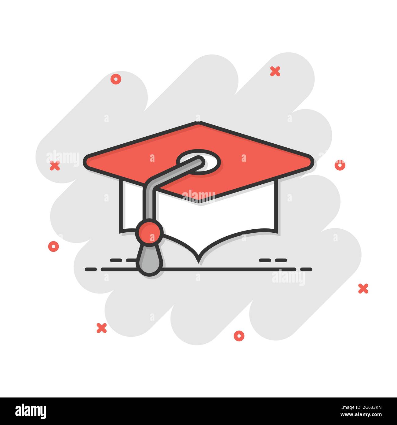 Flat Graduation Icon