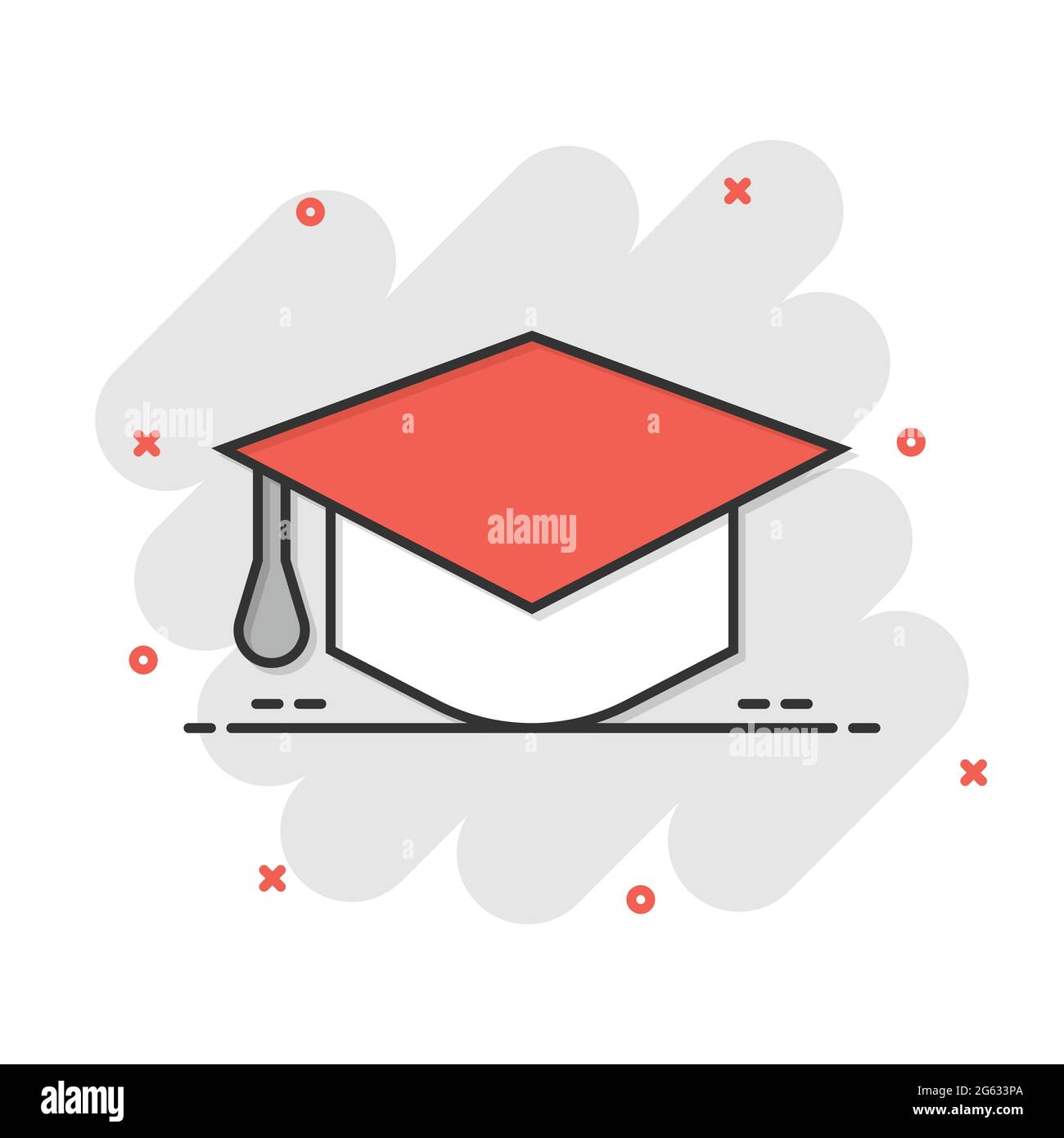 Flat Graduation Icon Flat Graduation Icon
