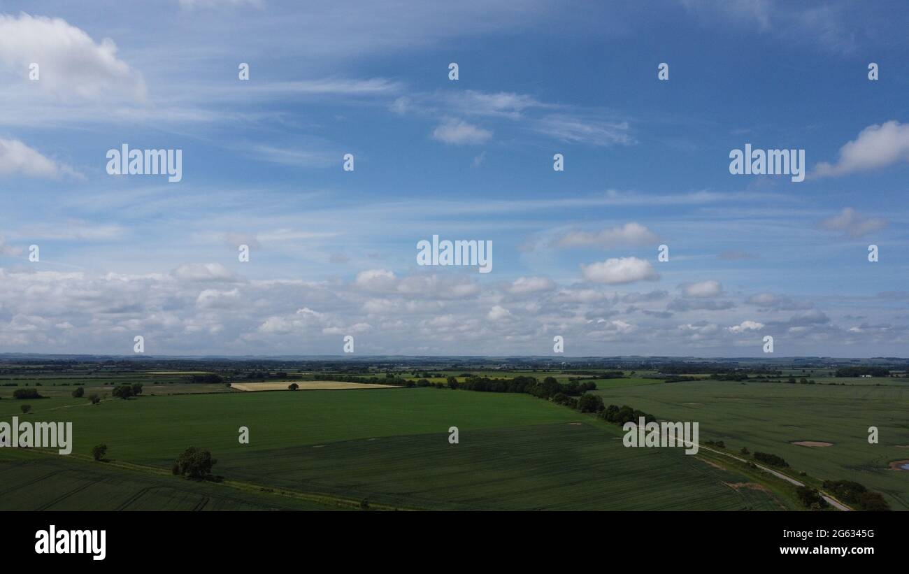 Yorkshire fields farm farming countryside country hi-res stock ...