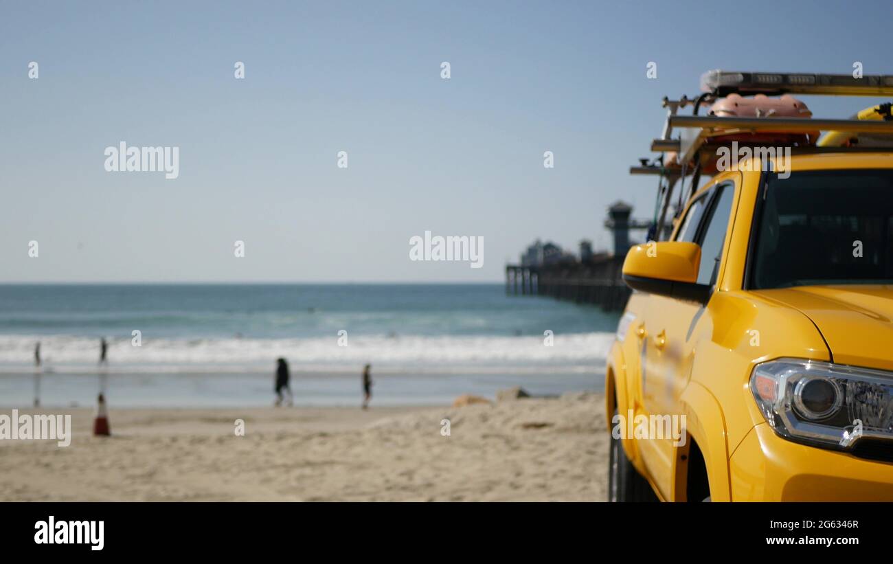 Lifeguard Car Santa Monica High Resolution Stock Photography and Images ...
