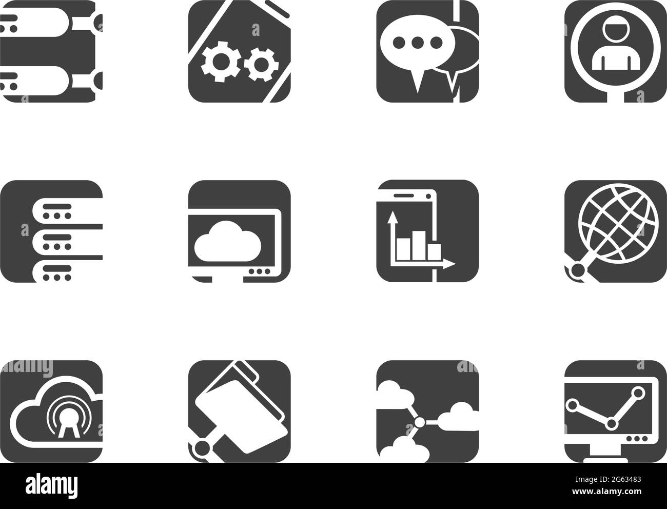 network icon set Stock Vector Image & Art - Alamy