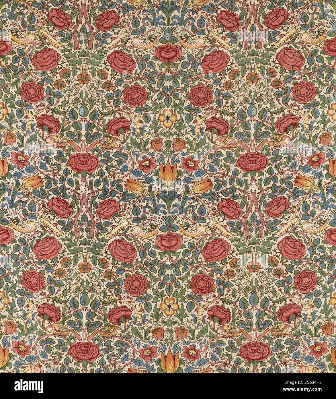 William morris fabrics hi-res stock photography and images - Alamy