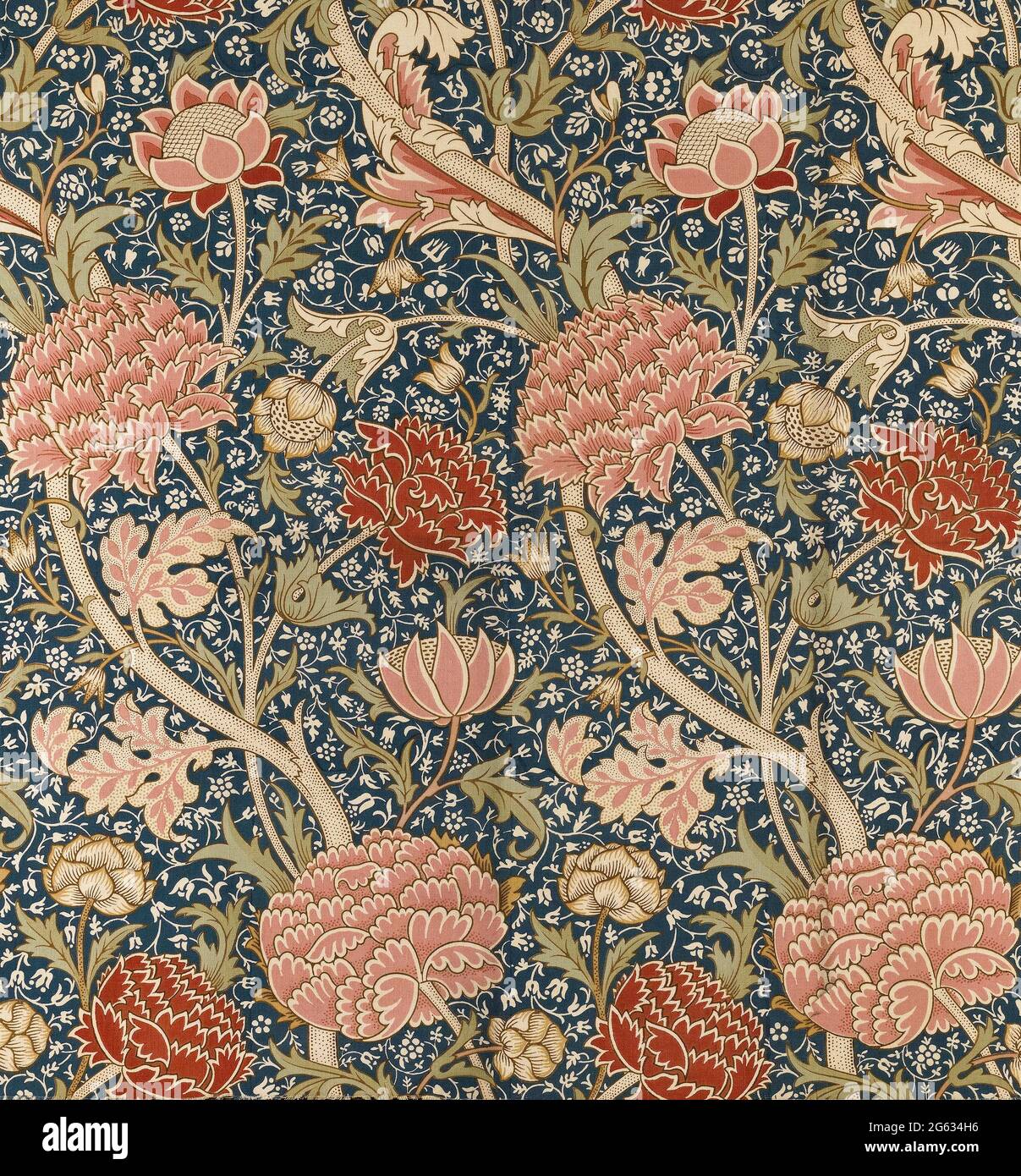 William Morris, fabric pattern, Cray, 1884 Stock Photo - Alamy William Morris, fabric pattern, Cray, 1884 Stock Photo - Alamy