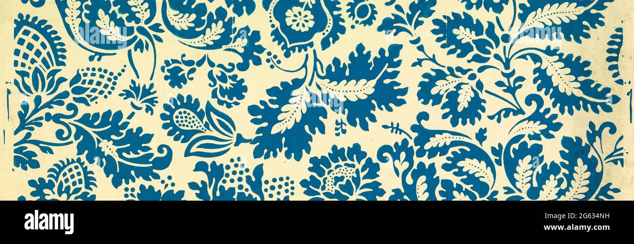 Wallpaper patterns 1800s hi-res stock photography and images - Alamy