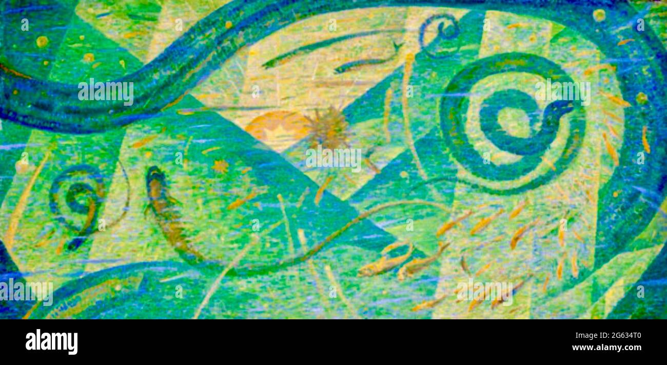 George Graham - The Creation of Fishes Stock Photo - Alamy