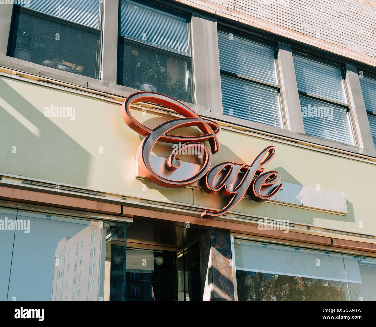 Cafe sign in Brighton Beach, Brooklyn, New York Stock Photo - Alamy