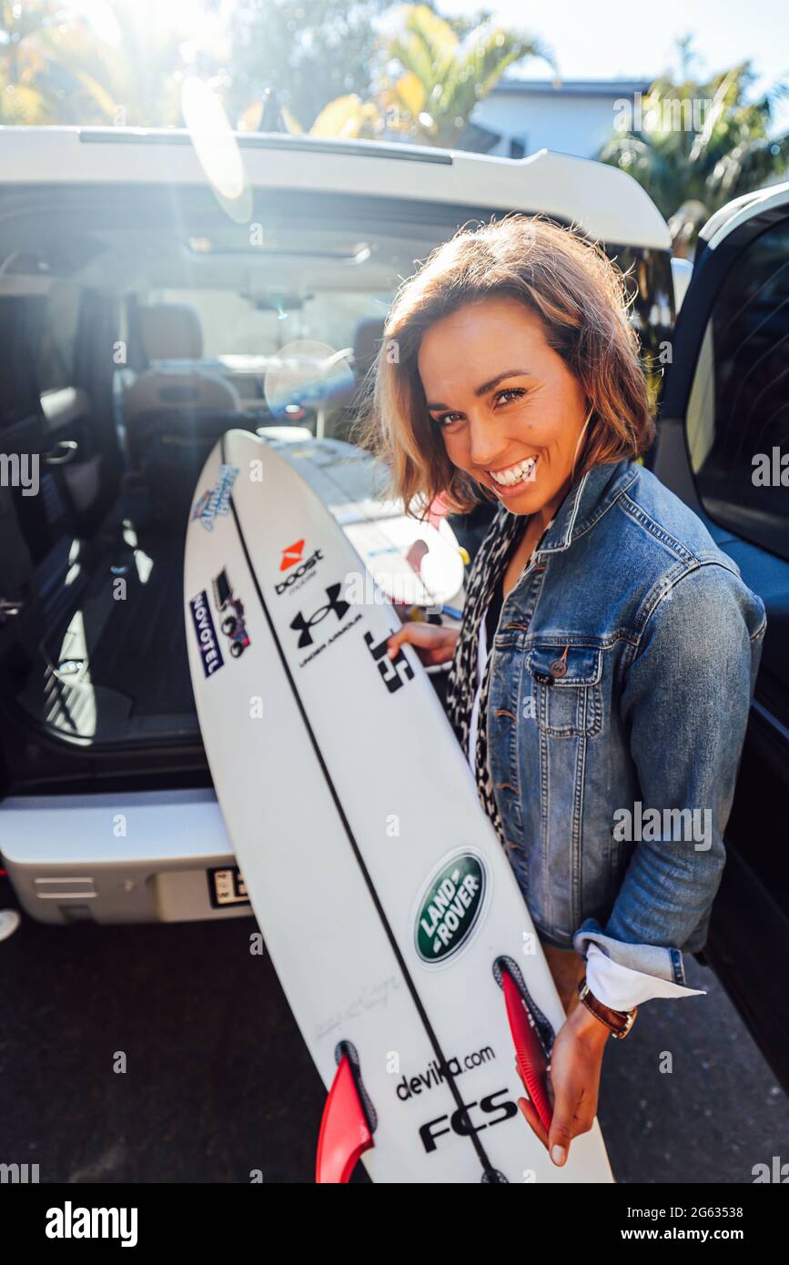 Sally Fitzgibbons Surfing