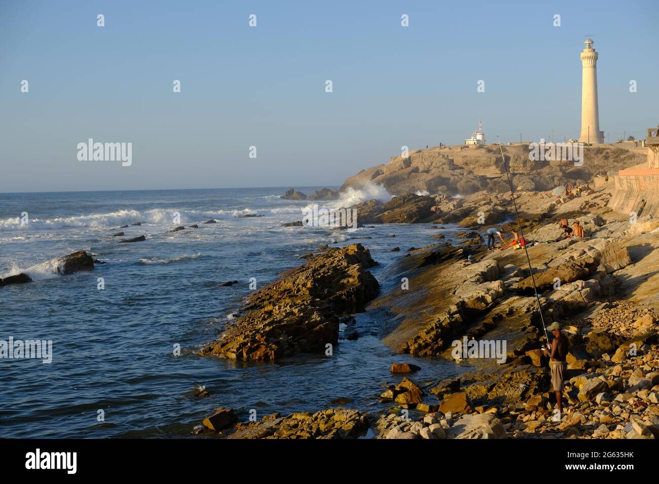 Casablanca el hank lighthouse hi-res stock photography and images - Alamy