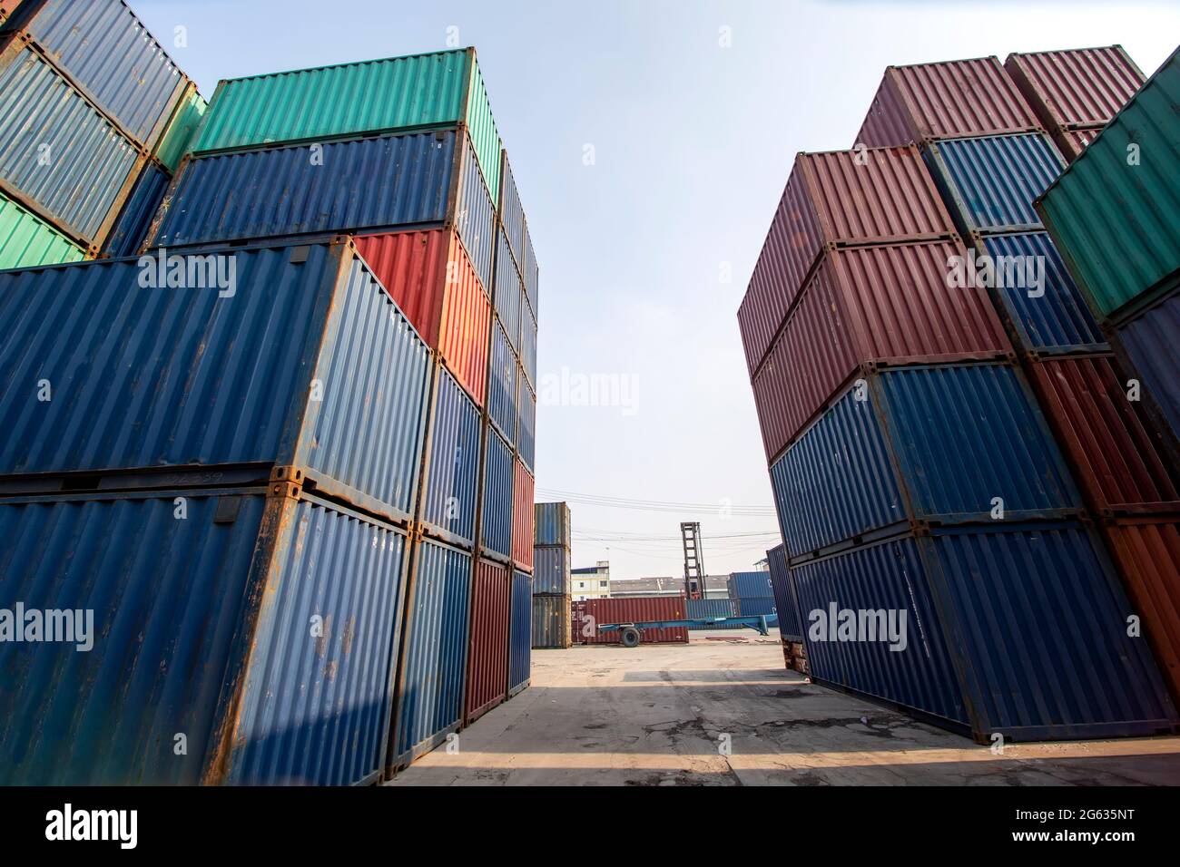 Container Cargo Port Ship Yard Storage Handling of Logistic ...