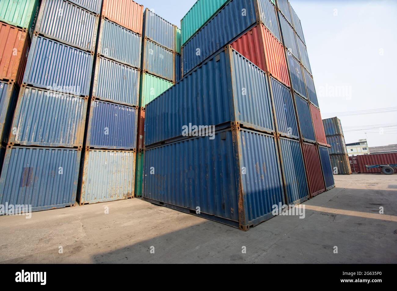 Container Cargo Port Ship Yard Storage Handling of Logistic ...