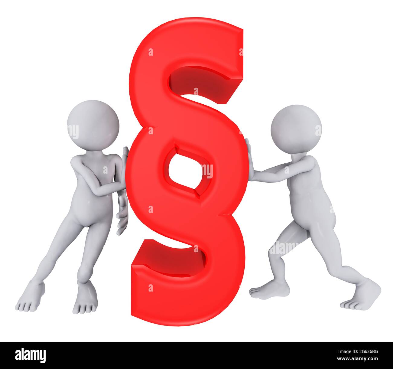 3D figures with paragraph sign Stock Photo - Alamy