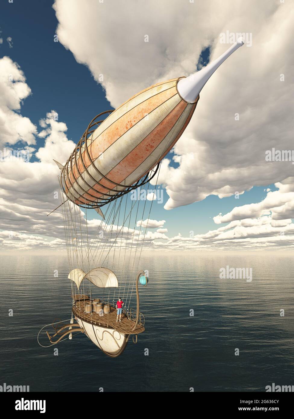 Medieval Fantasy Airship