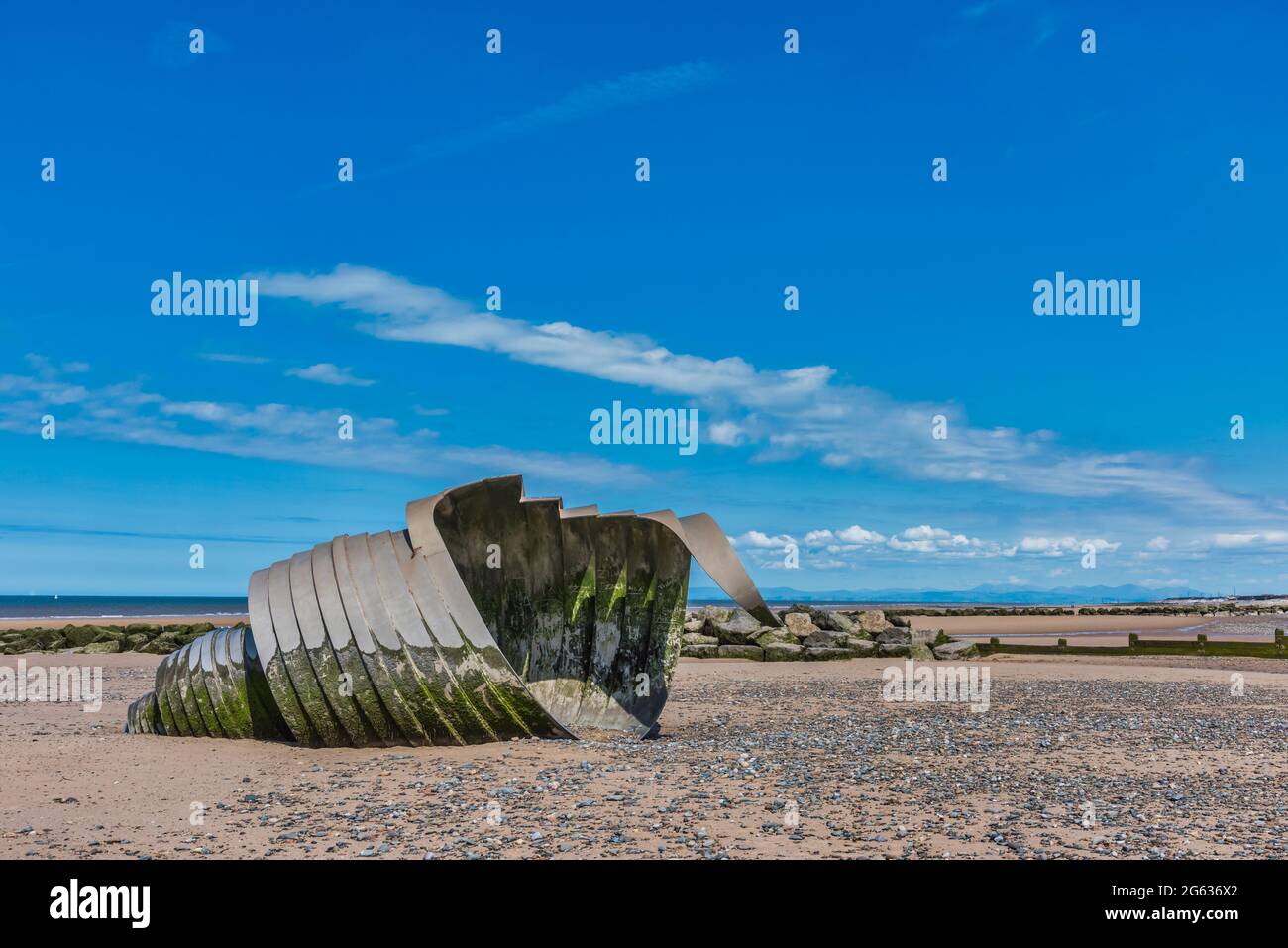 Cleveleys marys shell artwork hi-res stock photography and images - Alamy