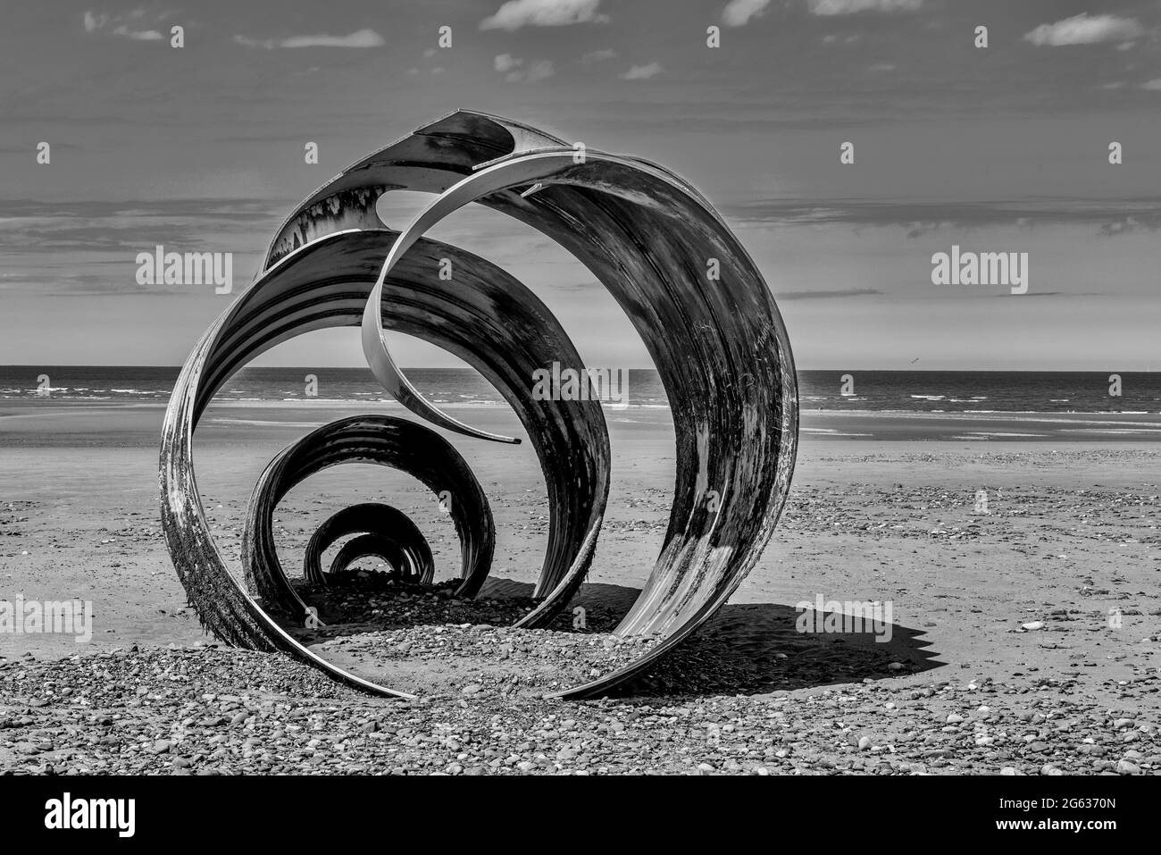 Cleveleys ogres paddle Black and White Stock Photos & Images - Alamy