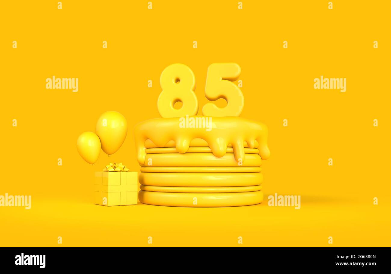 85 birthday cake hi-res stock photography and images - Alamy