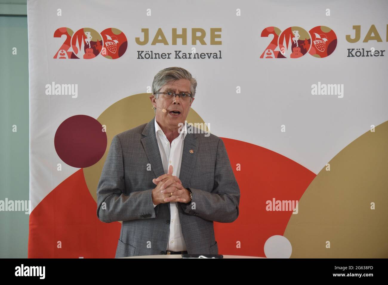 Cologne, Germany. 01st July, 2021. Heinz-Günther Hunold, President of ...
